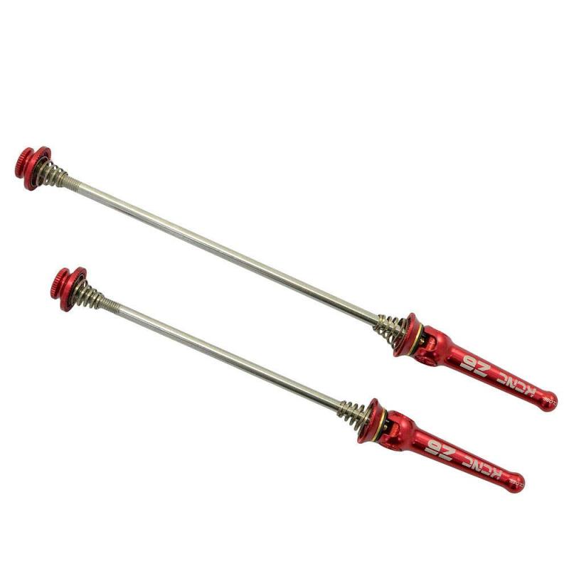 KCNC Z6 KQR Road Stainless Axle Hub Skewer, Red, KQR-04-RD-R, SK2114- Material : Stainless + 7075 Alloy Levers- Weight: ...