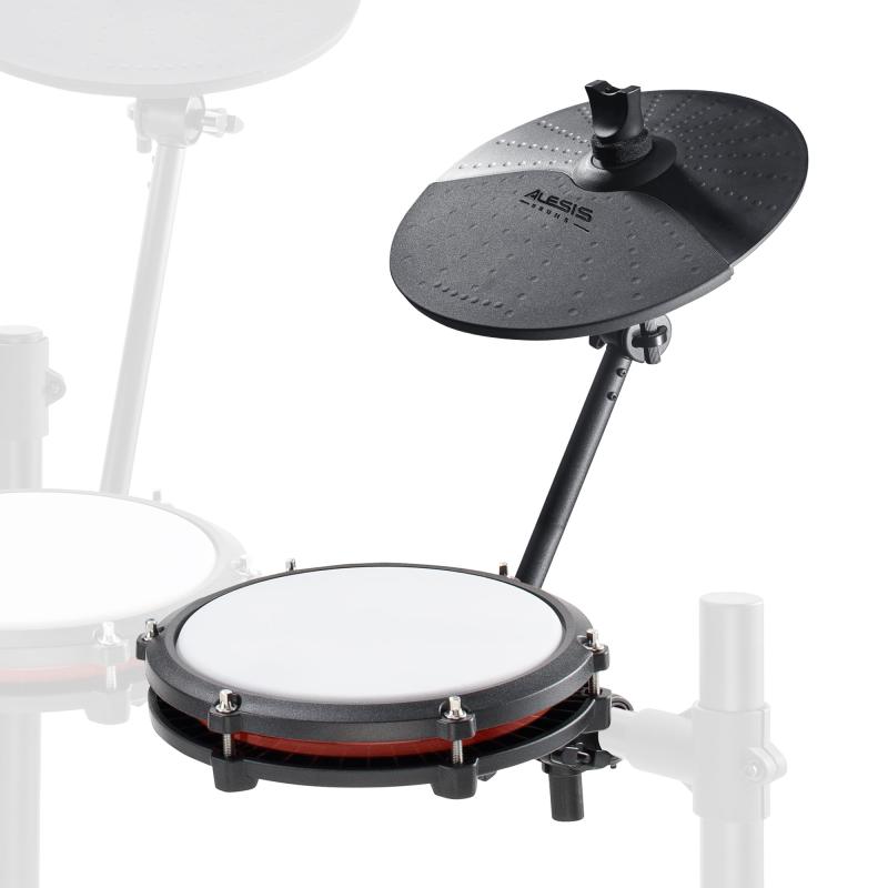 Alesis Nitro Max Kit用の電子ドラムセット拡張パック メッシュタムパッド チョーク機能付き10インチシンバル 接続ケーブル Nitro Max Expansion Pack【ドラム演奏の体験の幅をさらに広く】Alesis ...