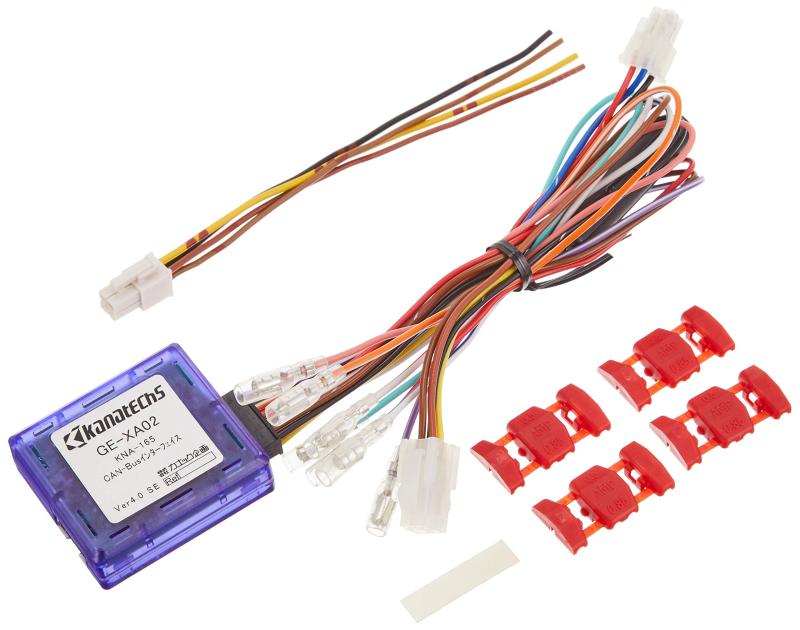 【カナック企画/Kanack】KanatechsCAN-Busインターフェイス【品番】 GE-XA02「GE-XA01」を改良し、車種設定がより簡単に、わかりやすくなりました。ハイスピードCANにも対応し、適応車種が拡大。 <BR&g...