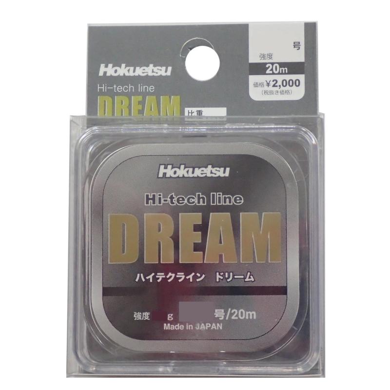 北越産業 ハイテクライン DREAM ブルー 0.05号規格:0.05号直線強度:790gカラー:ブルー長さ:20m比重1.45