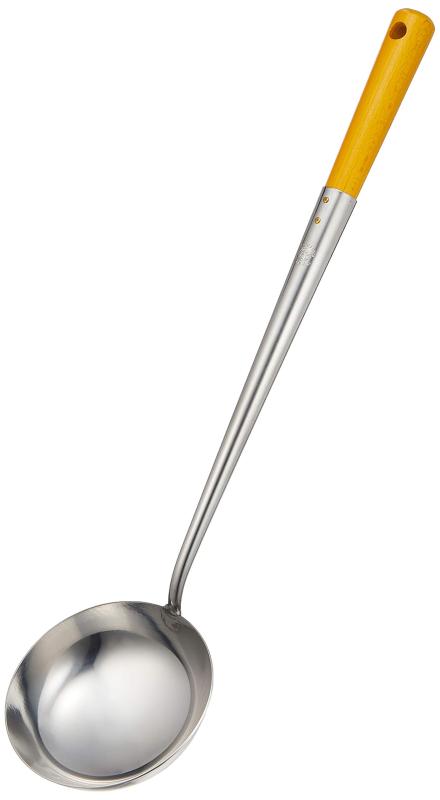 遠藤商事 TKG 中華鍋用お玉 家庭用 直径95×柄長295mm 重量:130g 家庭用中華お玉で本格中華を食卓へ 材質:本体/18-0ステンレス ハンドル/天然木 業務用 ATYA001サイズ:直径95×柄長295mm重量:130g素材・...