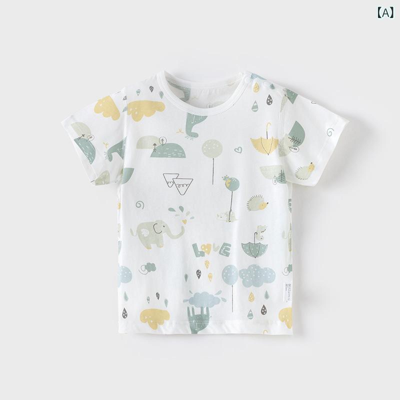 ・カテゴリ: 子供用Tシャツ・性別: 男女兼用・スタイル: カジュアル・フード: なし・袖丈: 半袖・対象年齢: 1〜3歳（身長80〜100cm）・生地加工: 柔軟処理・柄: 動物、キャラクター、ポートレート、プリント・主な素材: 綿・素材...