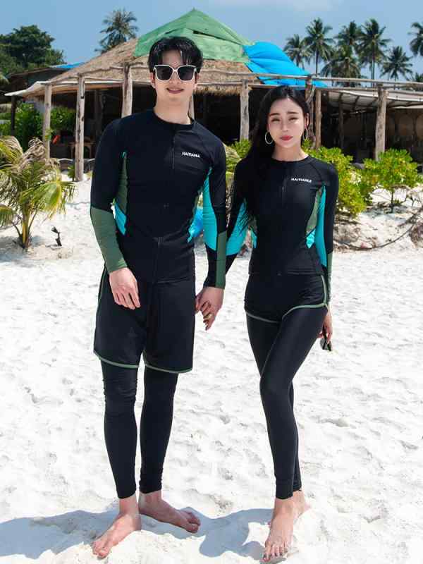 ・カテゴリ: 潜水服・素材: ナイロン・機能: UVカット、通気性・柄: 無地・対象: 男女兼用、大人・着用シーン: スイミング、マリンスポーツ、ダイビング・セット内容: レディース5点セット、メンズ3点セット・サイズ展開: M、L、XL、...