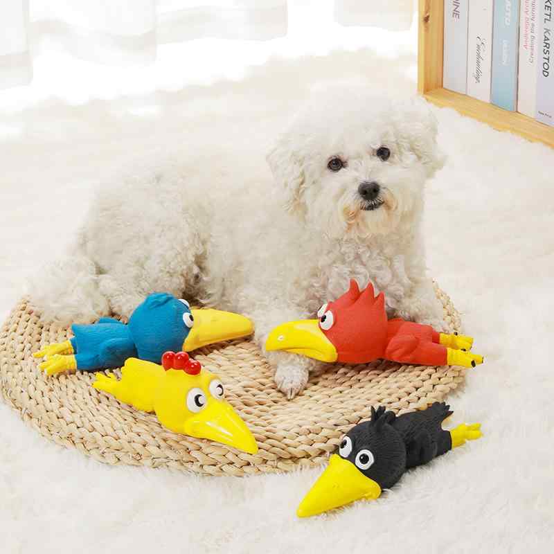 ・カテゴリ: ペット用おもちゃ・商品の種類: 噛むおもちゃ・素材: ラテックス・重量: 約60g・カラー展開: レッド、ブルー、イエロー、ブラック