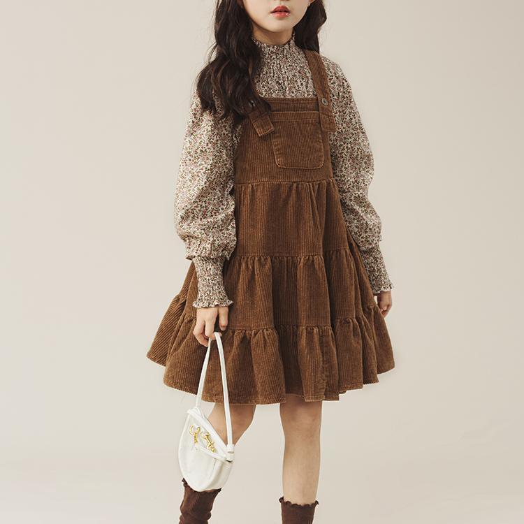 ・カテゴリ: 子供服セット・スタイル: 韓国風・セット内容: スカートセット、2点セット・対象: 女の子、中大童（8歳以上、身長140cm以上）・袖丈: 長袖・フード: フードなし・生地の厚さ: 普通・柄: 無地・主な素材: ポリエステル・...