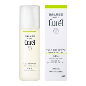 キュレル　皮脂トラブルケア　化粧水　150ml 商品説明 『キュレル　皮脂トラブルケア　化粧水　150ml』 乾燥だけでなく、過剰な皮脂でも肌荒れをくり返す敏感な肌に。 ○ベタつきを抑制する成分（基剤）配合。 ○潤い成分（ユーカリエキス）配...