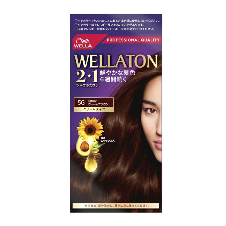 ウエラジャパン ウエラトーン 2+1 クリームタイプ 5G 商品説明 『ウエラジャパン ウエラトーン 2+1 クリームタイプ 5G』 白髪も黒髪もしっかり染まる女性用白髪染めです。 好きな髪色で自然な仕上がり。 ヒマワリオイル、アボカドエッ...