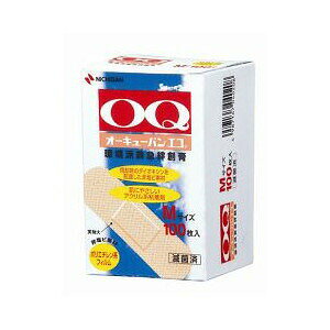 オーキューバン エコ Mサイズ 100枚 OQE100M 商品説明 『オーキューバン エコ Mサイズ 100枚 OQE100M 』 新素材(ポリエチレン系フィルム)採用で低温時でもゴワゴワ感が少なく、良く伸びる絆創膏です。キズくちにつきにく...