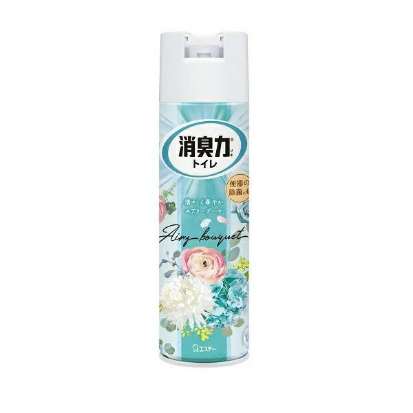 エステー トイレの消臭力 スプレー エアリーブーケの香り 商品説明 『エステー トイレの消臭力 スプレー エアリーブーケの香り』 トイレまるごと消臭　瞬間すっきり！ ●3D広角ジェット噴射で瞬時に空間をまるごと消臭。 ●便器内の薬液がかかっ...