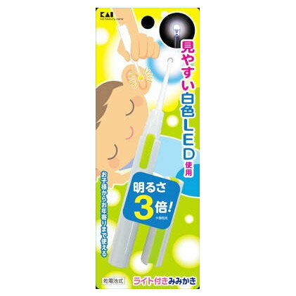 KQ0291　ライト付き耳かき（白）　1個 商品説明 『KQ0291　ライト付き耳かき（白）　1個』 白い光のLEDで明るい耳かきです 【KQ0291　ライト付き耳かき（白）　1個　詳細】 原材料など 商品名 KQ0291　ライト付き耳かき...