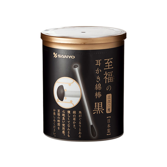 黒い至福の360度耳かき綿棒 100本 商品説明 『黒い至福の360度耳かき綿棒 100本』 黒いからよく見える！ 綿でできているから竹やプラスチックよりも優しく、しっかりかき取れる！ えのきのような形状でカドがあるから耳掃除に最適！ 綿棒...