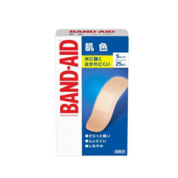 JNTLコンシューマーヘルス バンドエイド 肌色 Sサイズ 商品説明 『JNTLコンシューマーヘルス バンドエイド 肌色 Sサイズ』 ◆貼り心地が良く、端からはがれにくい「オーバル形」を採用。 ◆ユニークなカタチがパッド部分(創傷部分)にか...
