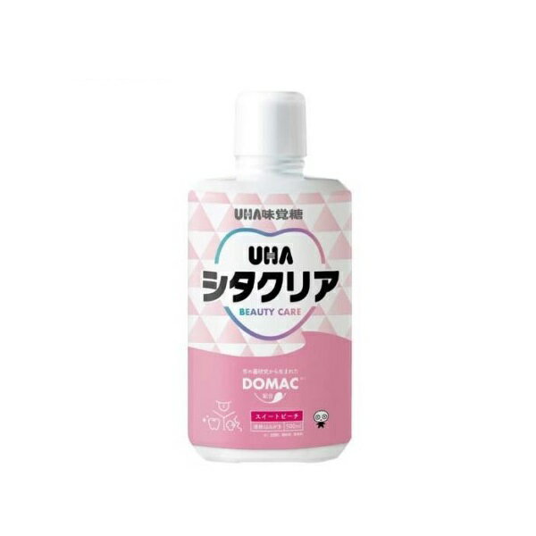 ユーハ UHAシタクリア 液体はみがき スイートピーチ 商品説明 『ユーハ UHAシタクリア 液体はみがき スイートピーチ』 ◆歯も息も、さらに舌までキレイ！お口のトリプルビューティーケアを叶える液体はみがきです。 ◆1本で歯の白さ、息キレ...