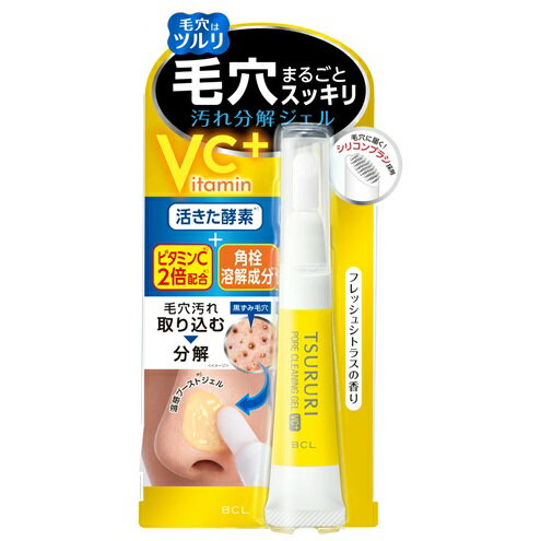 BCL ツルリ 毛穴汚れ分解ジェル VC+ 商品説明 『BCL ツルリ 毛穴汚れ分解ジェル VC+』 ・毛穴の汚れをスッキリ落とす、汚れ分解ジェルです。 ・4種のビタミンC（※1）を配合。肌のキメを整え、なめらかなクリア肌へと整えます。 ・...