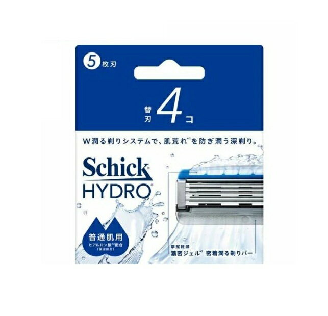 シック ハイドロ 普通肌 替刃 商品説明 『シック ハイドロ 普通肌 替刃』 ◆やさしく深剃り ◆1：W潤る剃りシステムで、肌荒れ※を防ぎ潤う深剃り ◆2：普通肌用 ※ シェービングによる摩擦や乾燥によるもの シック ハイドロ 普通肌 替刃...