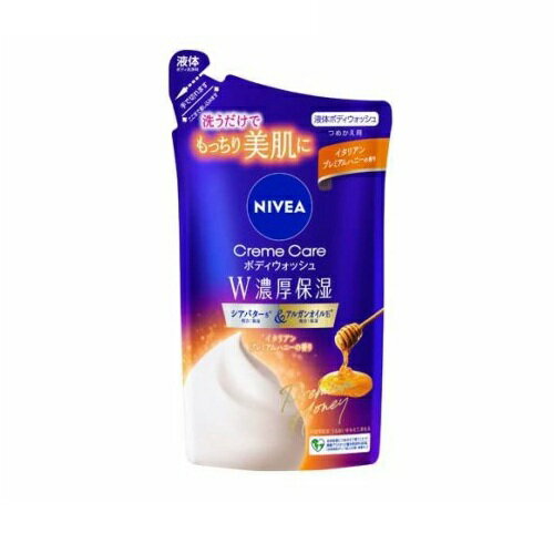 花王 ニベア クリームケアボディウォッシュ イタリアンプレミアムハニー つめかえ 商品説明 『花王 ニベア クリームケアボディウォッシュ イタリアンプレミアムハニー つめかえ』 ◆クリームのような濃厚泡でやさしく洗ってリッチにうるおい、もっ...