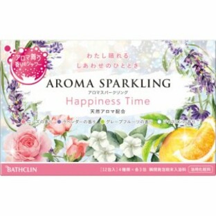 アロマスパークリング Happiness Time 商品説明 『アロマスパークリング Happiness Time』 ◆入れた瞬間シュワシュワッと発泡するビーズ(発泡剤)により、フレッシュでボリュームのある香りが浴室いっぱいに広がります。 ...