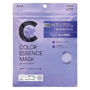 肌美精 カラーエッセンスマスク パープル 商品説明 『肌美精 カラーエッセンスマスク パープル』 ◆透明感※1ブースト処方でパッ！と輝くすっぴん美肌へ ◆浸透型※2ナイアシンアミドEX(保湿)×紫の玄米ぬかエキスGL(保湿)配合 ◆紫の整肌...