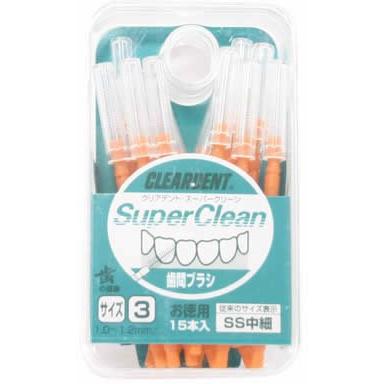 広栄社 クリアデント歯間ブラシ サイズ3中細 15本入 商品説明 『広栄社 クリアデント歯間ブラシ サイズ3中細 15本入』 歯ブラシでは磨きにくい歯と歯の間を清掃する歯間ブラシです。 ワイヤーは、ハンドルの先端より少し下で固定し、ネック部...
