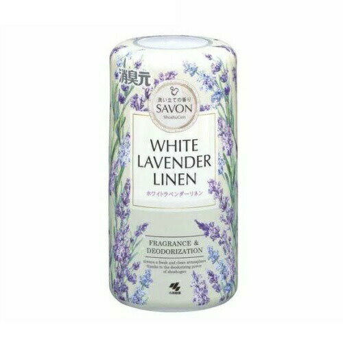小林製薬 消臭元 サボン ホワイトラベンダーリネン 本体 商品説明 『小林製薬 消臭元 サボン ホワイトラベンダーリネン 本体』 ◆「消臭フィルター」が悪臭をキャッチ！体臭・料理臭・生ゴミ臭・トイレ臭など家庭内の気になるニオイをスッキリ消臭...
