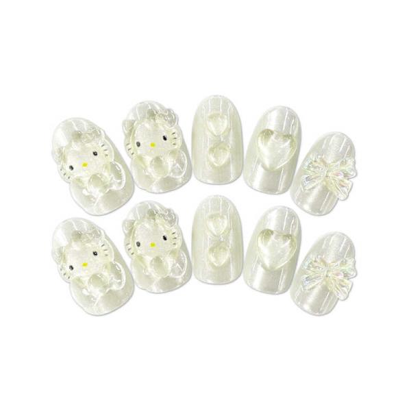 サンタン　ハローキティ ネイルチップ クリア 24枚入 商品説明 『サンタン　ハローキティ ネイルチップ クリア 24枚入』 休日のおしゃれや押し活に使える、 　かわいい爪先アイテム ・ネイルチップ/24個 ・接着用シール/1枚(6サイズ4...