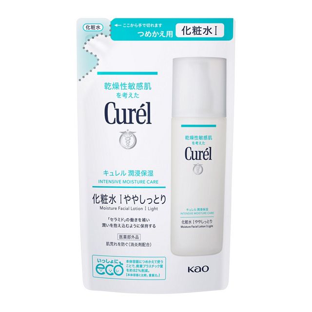花王 キュレル 潤浸保湿 化粧水 I ややしっとり つめかえ用 商品説明 『花王 キュレル 潤浸保湿 化粧水 I ややしっとり つめかえ用』 ◆肌荒れを防ぐ。潤い成分配合で、角層まで深く潤う。 ◆なめらかで潤いに満ちた肌に保つ。 (医薬部外...