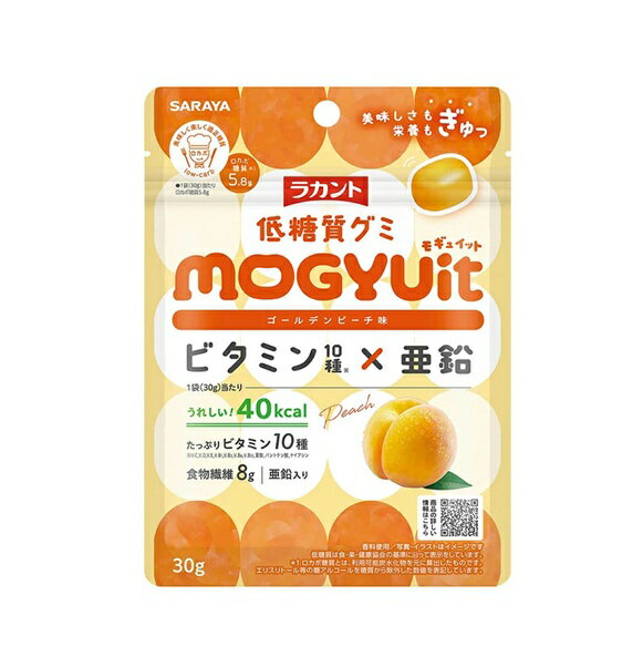 サラヤ ラカント低糖質グミ MOGYUit ゴールデンピーチ味 商品説明 『サラヤ ラカント低糖質グミ MOGYUit ゴールデンピーチ味』 ◆ラカントの甘さで低糖質に仕上げ、栄養も摂れるグミ。※低糖質は食・楽・健康協会の基準に沿って表示を...