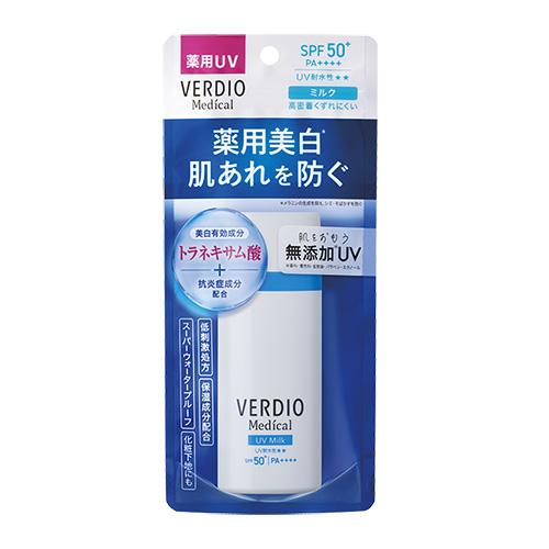 ベルディオ 薬用UVミルク 50mL 商品説明 『ベルディオ 薬用UVミルク 50mL』 ●日中の肌を守りながら整える薬用処方のスキンケアUV。＜SPF50+ PA++++＞ ●※美白有効成分トラネキサム酸、抗炎症成分 グリチルリチン酸ジカ...