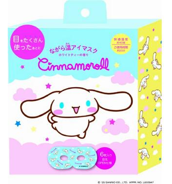ほんやら堂　ながら温アイマスク　シナモロール 6個入り 商品説明 『ほんやら堂　ながら温アイマスク　シナモロール 6個入り』 疲れた目を優しく温める温アイマスク。 目の部分にアイホールがあいているので、 ・スマホをチェックしながら　 ・読書...