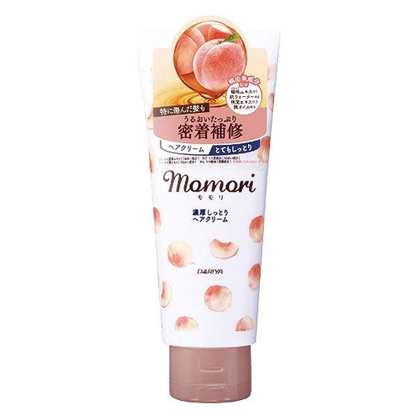 モモリ 濃厚しっとりヘアクリーム 150g 商品説明 『モモリ 濃厚しっとりヘアクリーム 150g』 特に傷んだ髪も うるおいたっぷり密着補修 うるおい成分配合：蟠桃エキス、桃ウォーター、桃葉エキス。保護成分配合：桃オイル。保水成分(シロキ...