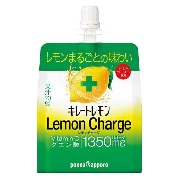 ポッカサッポロ キレートレモン レモンチャージゼリー 商品説明 『ポッカサッポロ キレートレモン レモンチャージゼリー』 ◆レモン1個分の果汁※と、レモンペースト（果皮、果肉）が入った「レモンの価値体感パウチゼリー飲料」6個セットです。 ◆...