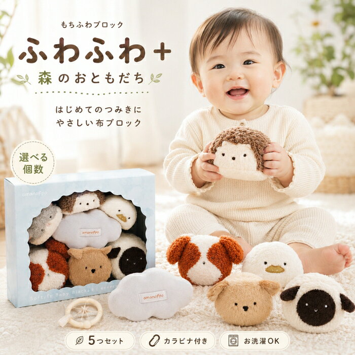 ショップトップ&nbsp;>&nbsp;カテゴリトップ&nbsp;>&nbsp;もちふわブロック ふわふわ＋ 森のおともだち amanoppo 布のブロック 出 2026/10/06 更新 ■ 商品情報商品名：もちふわブロック ...