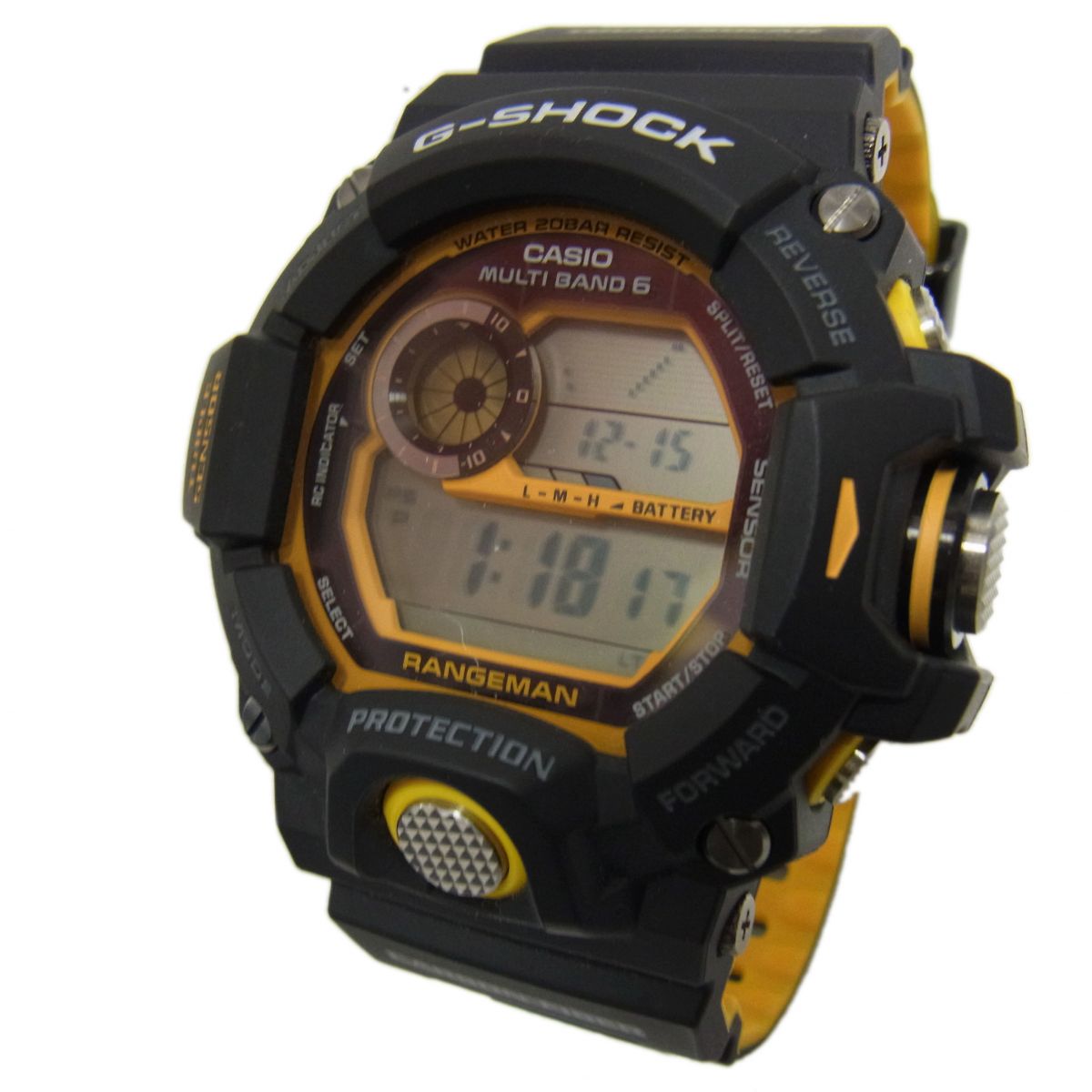 商品説明文 ブランド CASIO G-SHOCK （カシオ ジーショック Gショック） GW-9400YJ サイズ表記 - サイズ（実寸） 文字盤5.5cm×5.3cm、全長25cm、ベルト幅2cm　 （外寸です。多少の誤差はご了承下さい）...