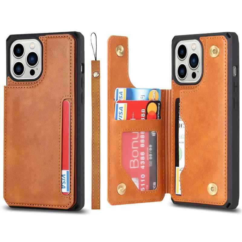 Sailortech iPhone13 Pro 対応 背面ケース アイフォン13プロ ケース アイフォン13プロカバー 財布case 縄掛け 多機能携帯電話カード 手帳ケース PUレザー 収納付き 磁気クラスプ 小銭入れ IC カード収【対...