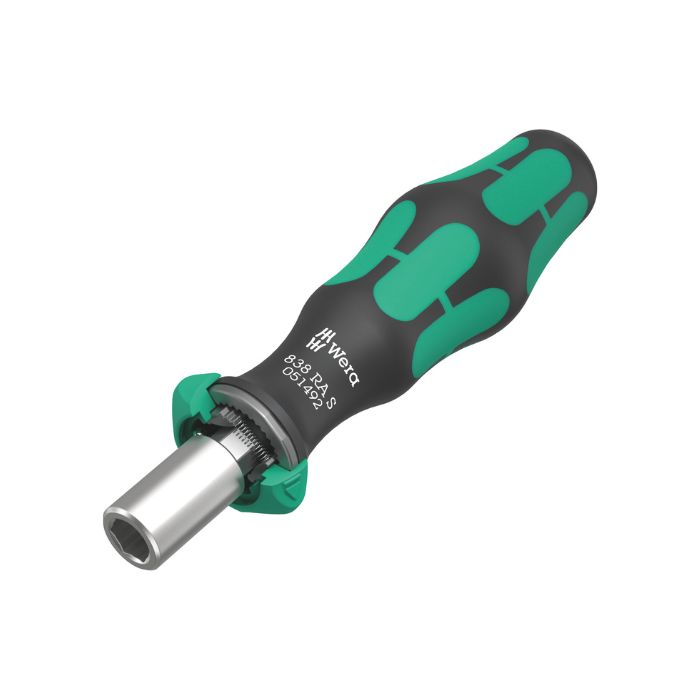 Wera 838 RA S Bitholding screwdriver クラフトフォーム ドライバー型 ラチェットビットホルダー（マグネット式） （05051492001） 全長102mm（ハンドル部グリップ長84mm） 「 813 Bi...