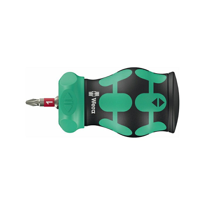 Wera Bicycle Set 5 バイシクルセット5 ビット収納式 差替ラチェットドライバーセット（本体+ビット6本組）（05004186001） [ 2025年 新商品 ] Weraのスタビーマガジンの新製品です。 ラチェット機構が付...