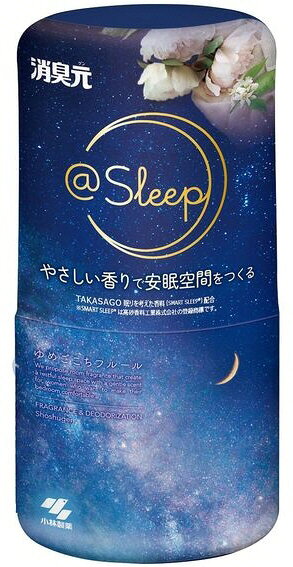 トイレグッズ 商品説明 やさしい香りで安眠空間をつくる 眠りを考えた香料を配合した、心地よい やさしい香りで安眠空間をつくる芳香消臭剤 「消臭フィルター」が悪臭をキャッチ！ 気になる寝室のニオイを消臭。 ローズやミュゲなどの華やかなフローラ...