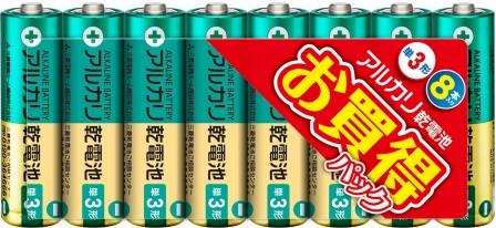 乾電池 商品説明 様々なシーンで使える2way 総合性能とコストパフォーマンス に優れた三菱アルカリ乾電池。 長期保存でも性能劣化が少ない ※掲載商品の仕様、デザイン、生産国、発売時期は 　予告なく 変更する場合がありますので、 　あらかじ...