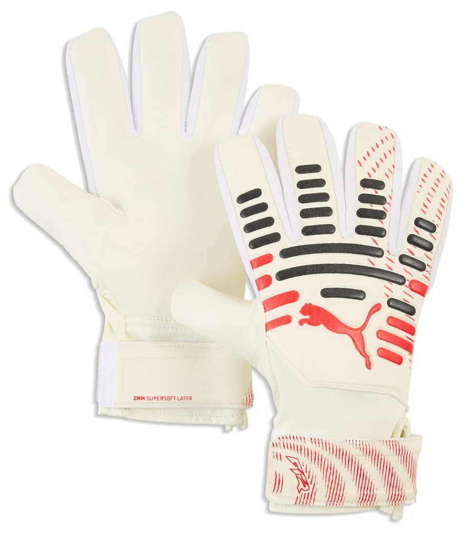 PUMA FUTURE PLAY NC JR GOAL KEEPER GLOVE商品説明 ゴール前で自信を持って構えよう。 フューチャー プレイ NC ゴールキーパー グローブ（ジュニア向け）は、2mmのSuper softパームでしっかり...