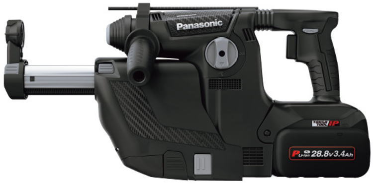 Panasonic 28.8V 充電ハンマードリル EZ7881PC2V-B 集じんシステム・電池2個 充電器・ケース付 商品説明 圧倒的なパワーで連続作業に強い！ 集じんシステム・低振動制振機構を新搭載。 ◆回転数切替　：　3段階 ◆クイ...