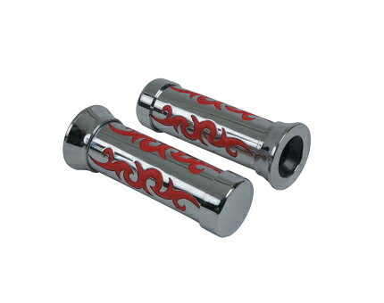 TNK工業（SPEED PIT）7/8インチ用グリップ 商品説明 ■全長：125mm ■内径　左：22mm　右（アクセル側）：25mm　 ※ホンダ・ヤマハの7／8インチグリップ用です。 　　アメリカンなどの1インチグリップには取り付けできま...