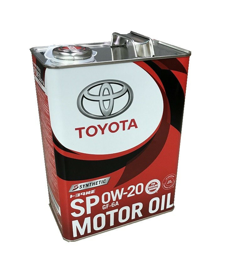 　トヨタ純正　モーターオイル 商品説明 省燃費性能と走りを両立 APISP ILSACGF-6A SAE0W-20 ※掲載商品の仕様、デザイン、生産国、発売時期は 　予告なく変更する場合がありますので、 あらかじめご了承ください。 ※掲載画...