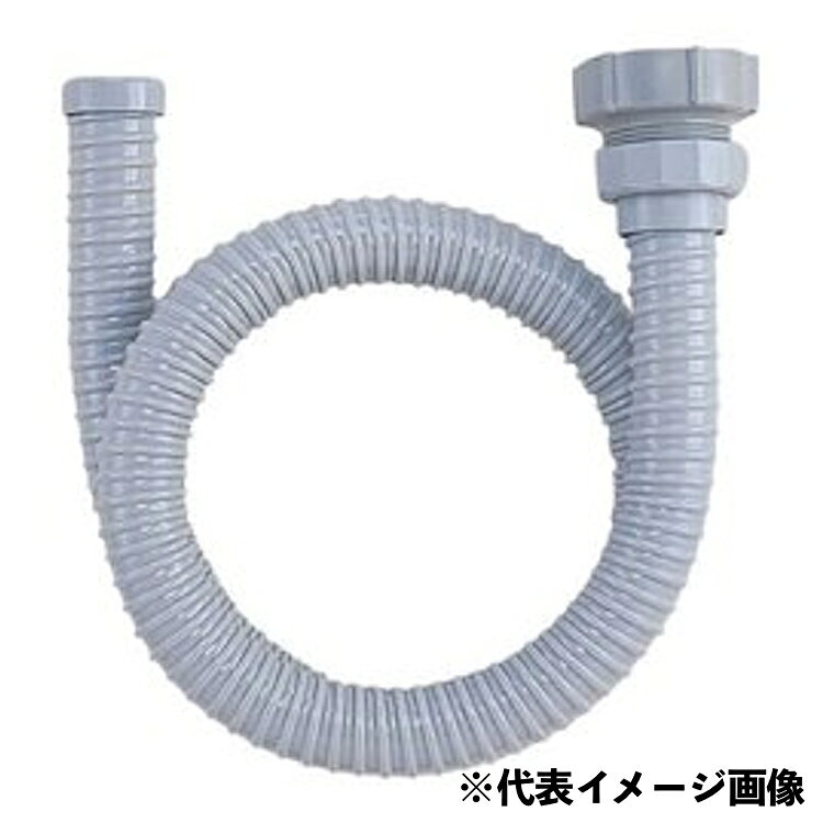 流し台用ホース(ねじこみ式) 40・50兼用 1.5m　4544-1.5 商品説明 ・40mm 50mm兼用タイプ 【商品仕様】 仕様・規格 取付ネジ:G1 1／2、G2兼用 材質:PVC 質量・質量単位:250.6g ※掲載商品の仕様、デ...