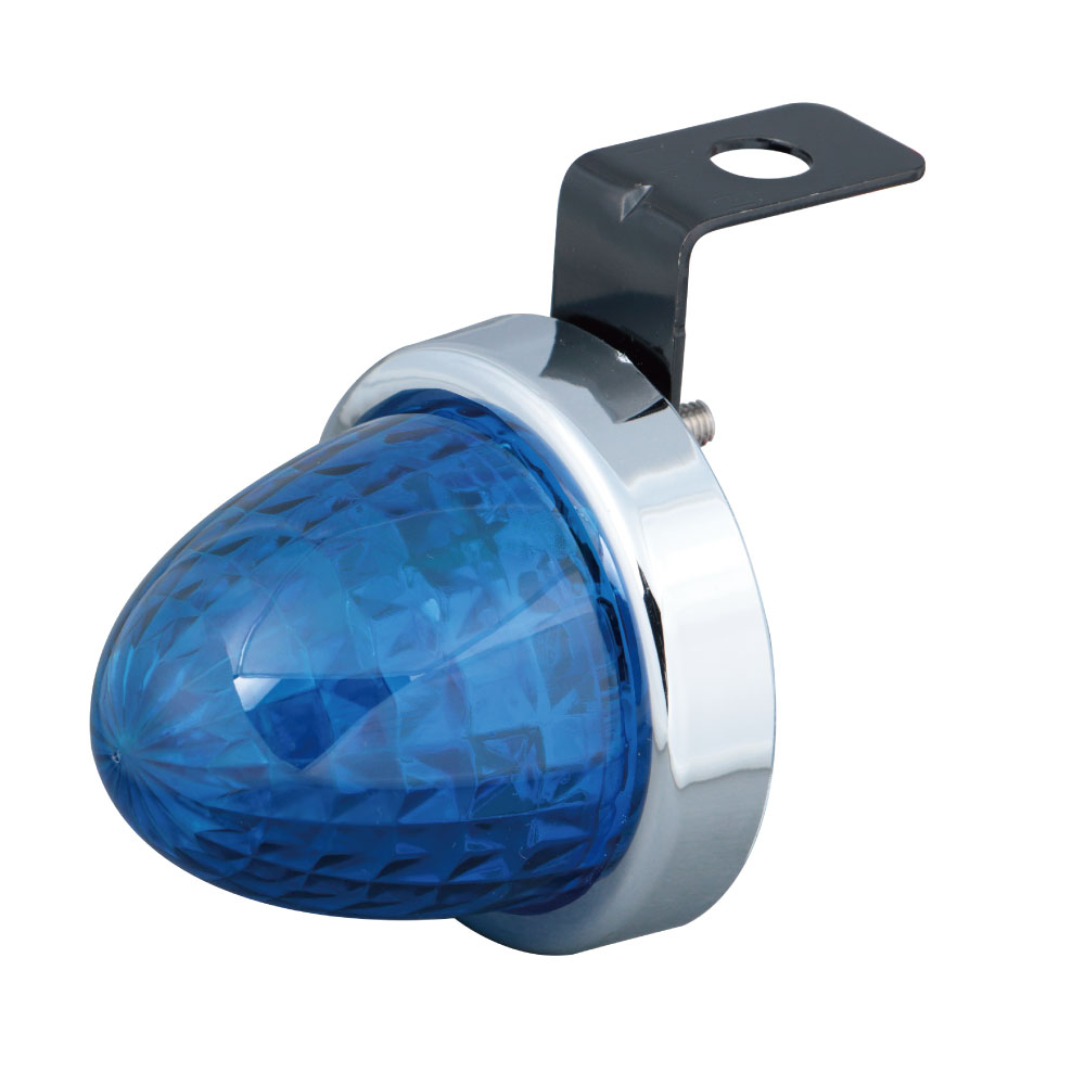 LED ミニサイドカラーマーカーランプ　零（ZERO）ブルー 商品説明 「ミニサイドマーカー零」にカラーレンズ仕様の登場。 クリアレンズ同様、超高輝度LED搭載。 配線方法を変えるだけで常時点灯と点滅の2パターンが選択できます。 （点灯/点...