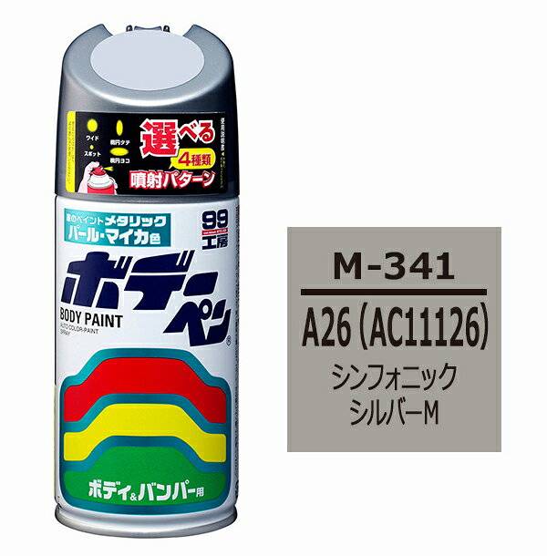 ソフト99 ボデーペン 商品説明 焼付塗装に迫る性能を持つ、ストレートアクリル樹脂塗料。 バレー式ボタン採用で、ラクにキレイにスプレーできます。 さらに、ワイド＆スポットとタテ＆ヨコの4パターンスプレー機能により、大きな補修、小さな補修等、...