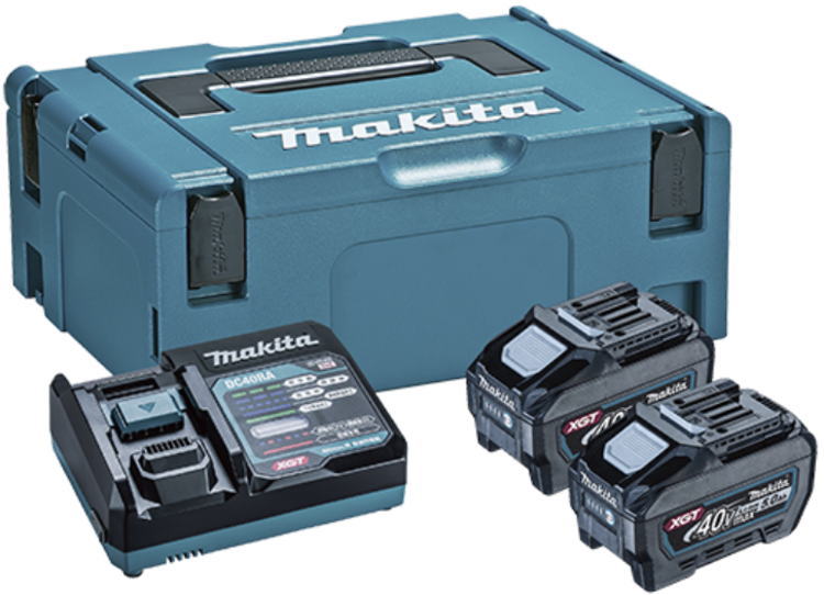 マキタ パワーソースキットXGT3 A-71978 商品説明 セット内容 ケース / マックパックタイプ2 A-60517 充電器 / 1口急速充電器 DC40RA リチウムイオンバッテリ / BL4050F×2本 高出力バッテリ ◆充電時...