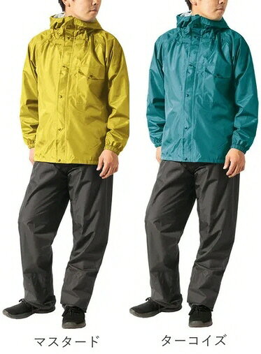 MAKKU RAIN WEAR 商品説明 様々なシーンに使える 雨の日のお出かけだけでなく、作業着や スポーツにも活躍するレインセットアップ。 優れた耐水圧と透湿度 耐水圧10.000mmと透湿度5000g。 強い雨にも負けない頼もしいアイ...