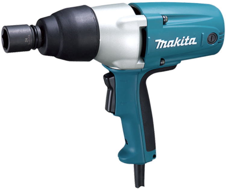 マキタ 100V インパクトレンチ TW0350 プラスチックケース・ソケット付 商品説明 最大締付けトルク350N・m、 土台緊結皿座金の締付けにも対応 ◆角ドライブsq(mm)　：　12.7 ◆締付け能力(mm)　：　 普通ボルト　M1...