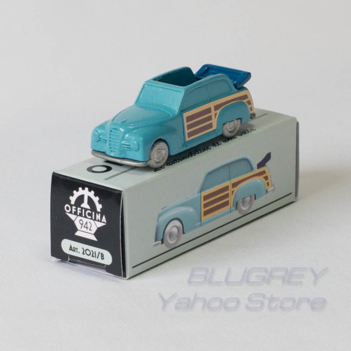 OFFICINA-942 1/76 Fiat 1100 E CABRIOLET VENILIA CARROZZERIA SAVIO 1949 オフィチーナ 942 フィアット 1100 E カブリオレ ブルーOFFICINA-942 1/7...