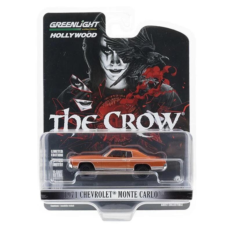 【国内在庫品】グリーンライト 1/64 シボレー モンテカルロ 1971 ”クロウ" GREENLIGHT Chevrolet Monte Carlo The CROW Hollywood Series ミニカー ダイキャスト モデルカー ...